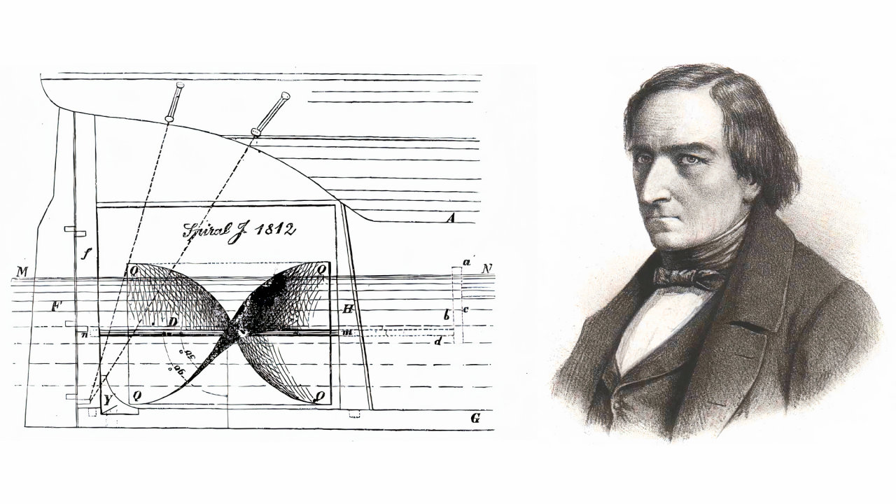 Ani patent nemusí stačit. Josef Ressel svůj lodní šroub nechtěně poslal ...