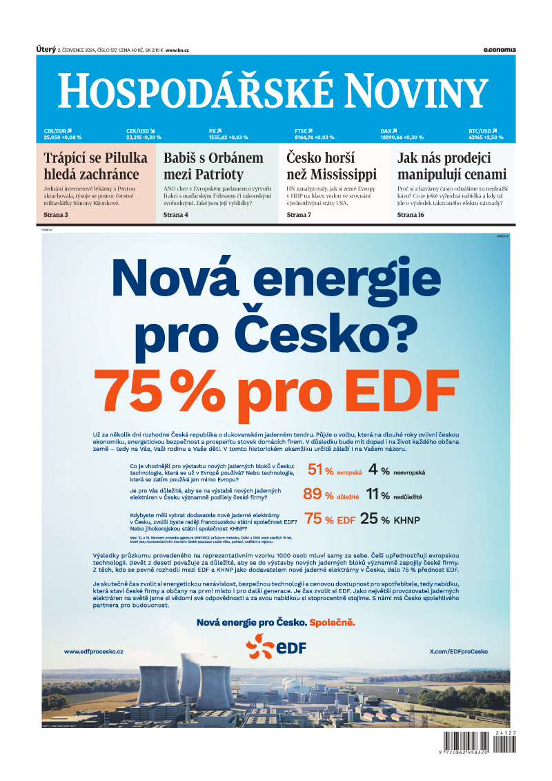 Hospodářské noviny - byznys, politika, názory (HN.cz)